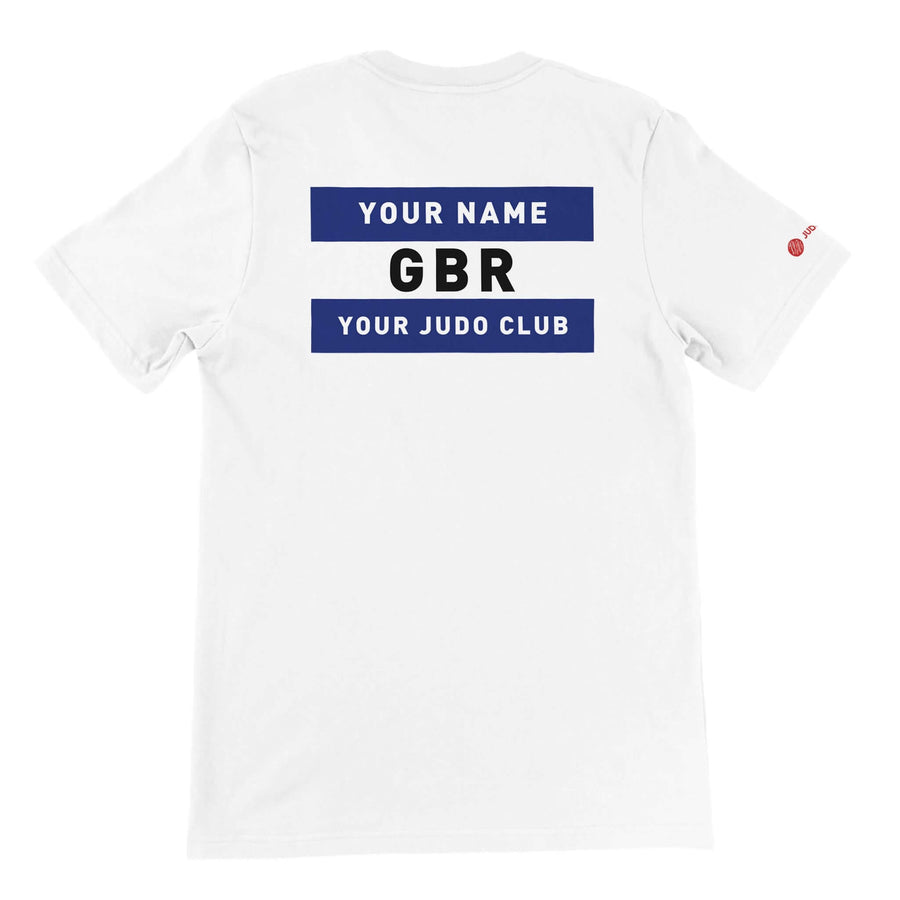 Personalised Judo Gi Back Patch Premium Unisex T-shirt